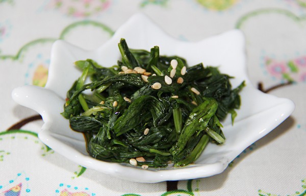 Mibuna to Mizuna no shiozuke - Rezept aus der japanischen Küche