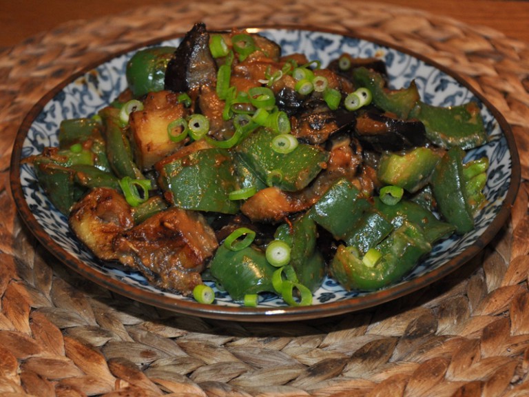 Nasu Miso Stirfry - japanisches Pfannengerührtes