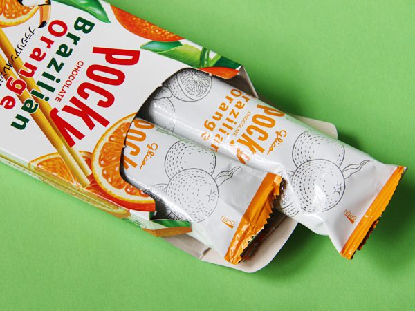 Pocky Brazilian Orange - japanische Süßigkeiten