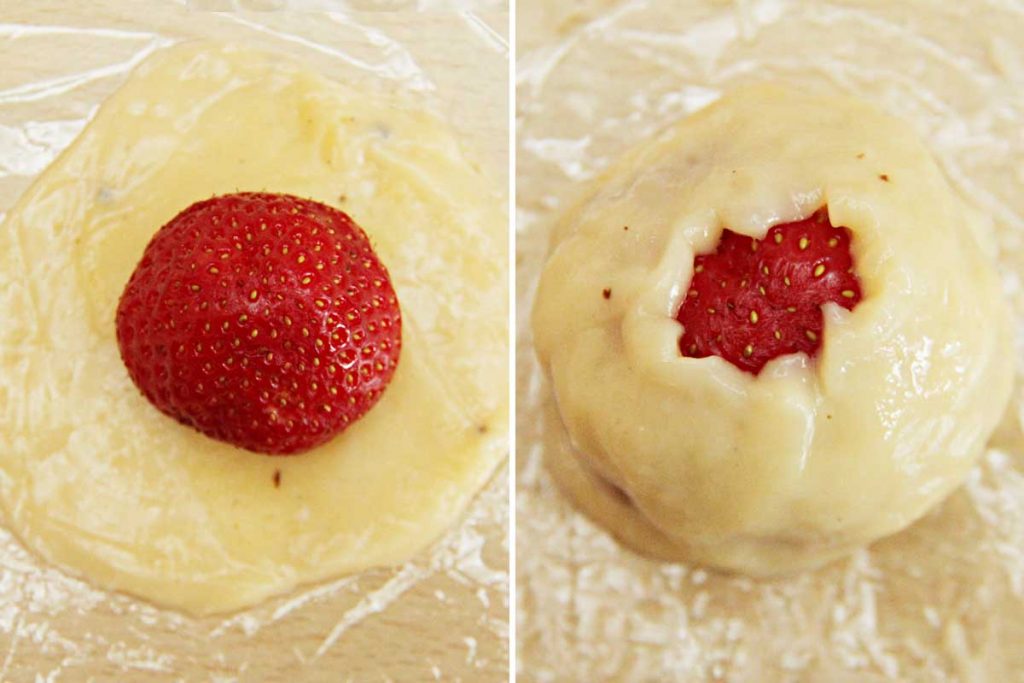 Ichigo Cream Daifuku - Rezept aus der japanischen Küche