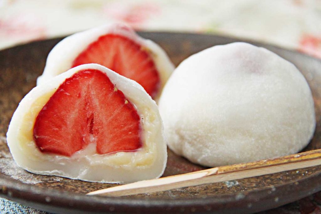 Ichigo Cream Daifuku - Rezept aus der japanischen Küche