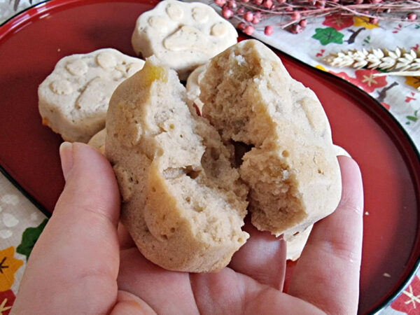 Maronen Pfötchen (kleine Maronen Kuchen) - Rezept aus Japan